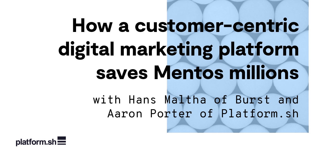 Customer-centric digital platform saves Mentos millions | Platform.sh