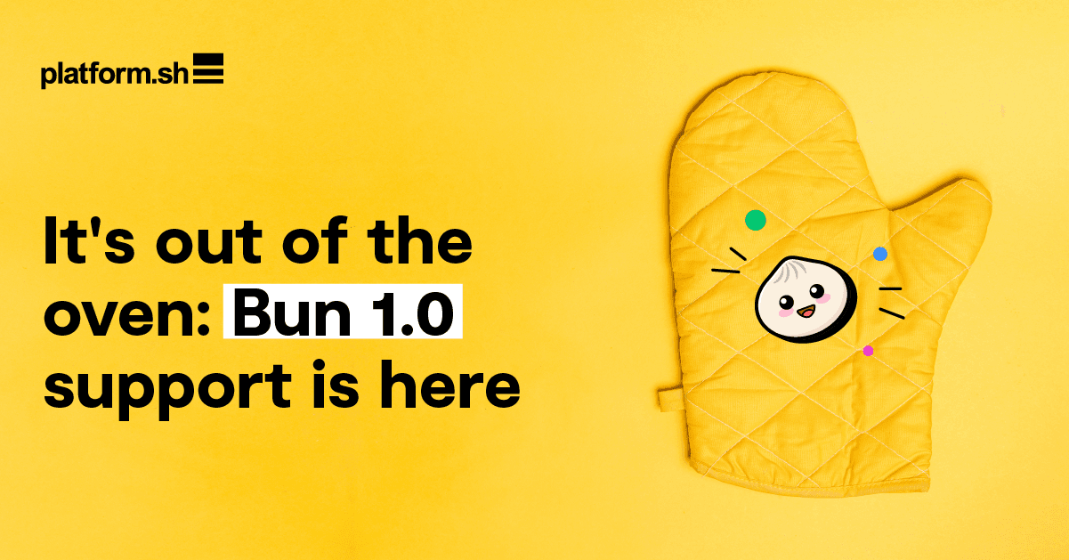 Bun 1.0 support has arrived | Platform.sh